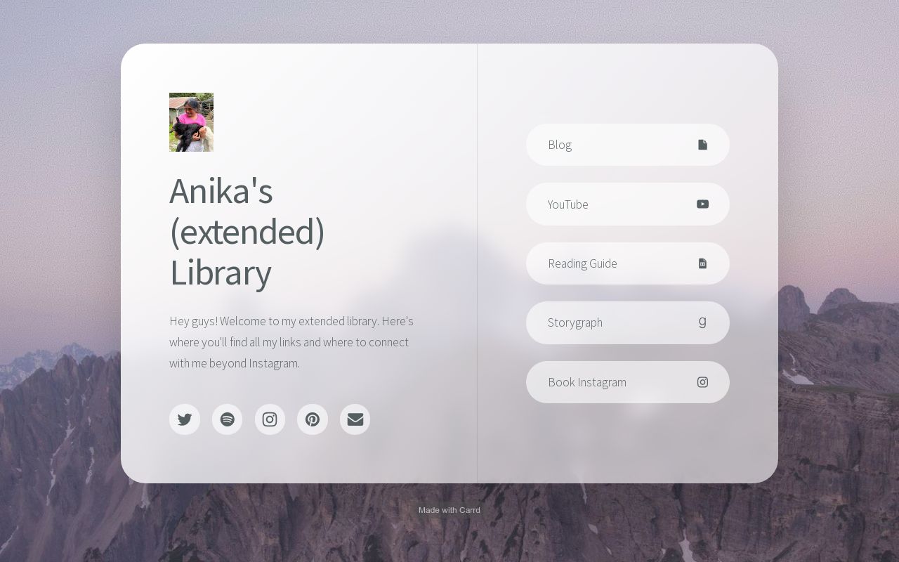 anika's extended library